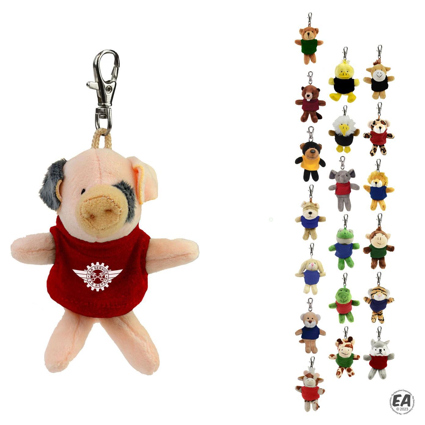 Customized Wild Bunch Key Tags (X-Small) | Promotional Stuffed Animals ...