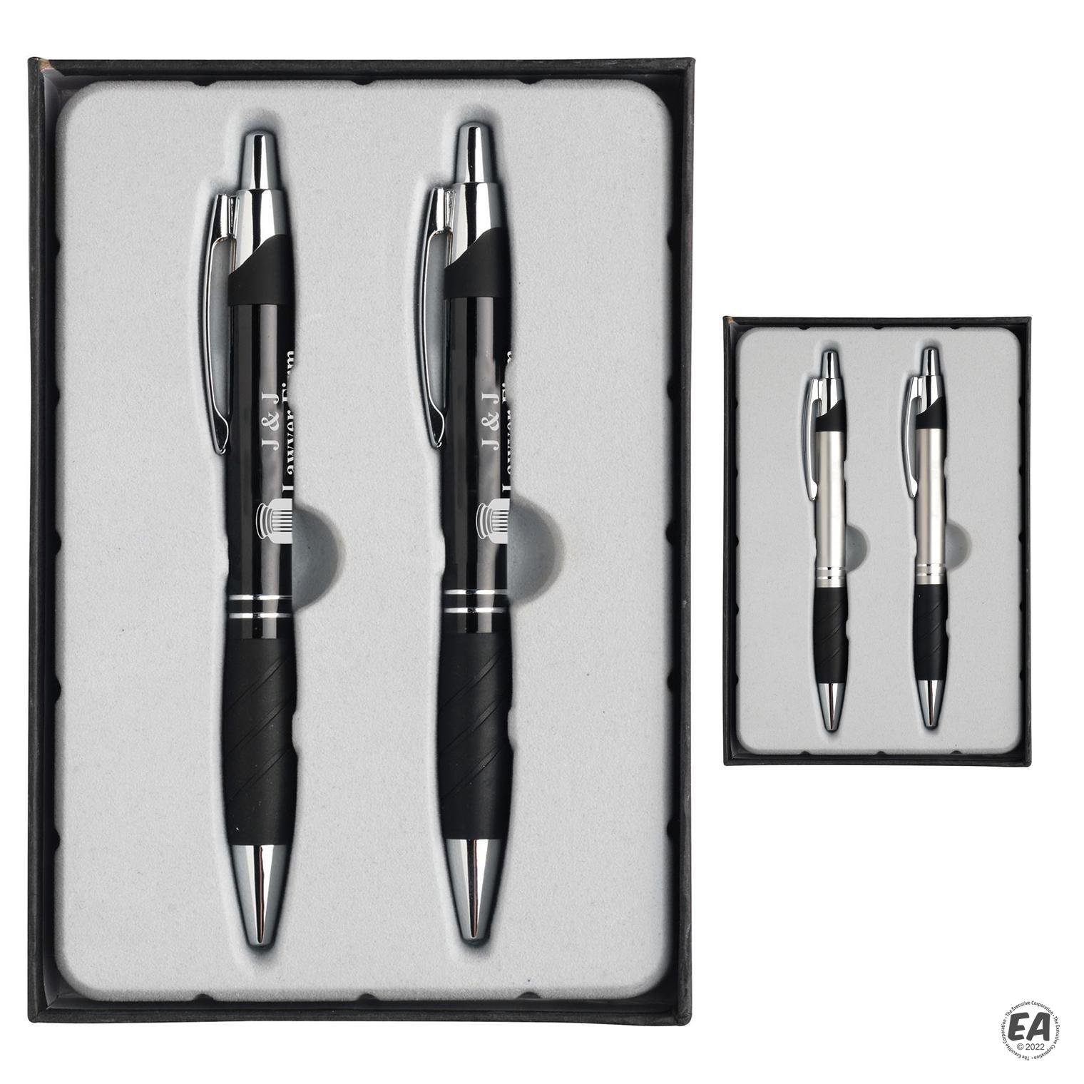 Branded Sleek Pen & Pencil Gift Set | Promotional Pen Gift Sets ...