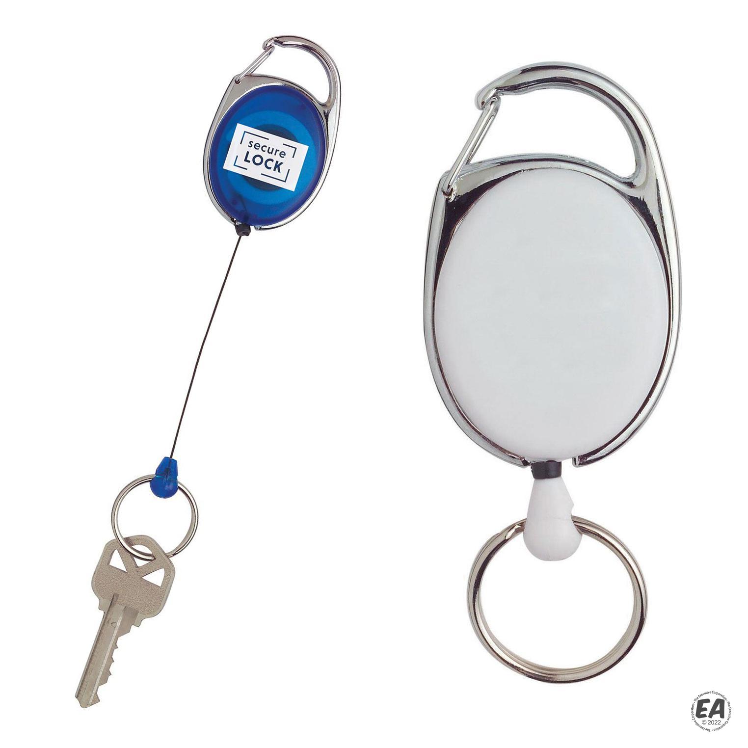 Customized Retractable Key Ring | Promotional Carabiner Keychains ...