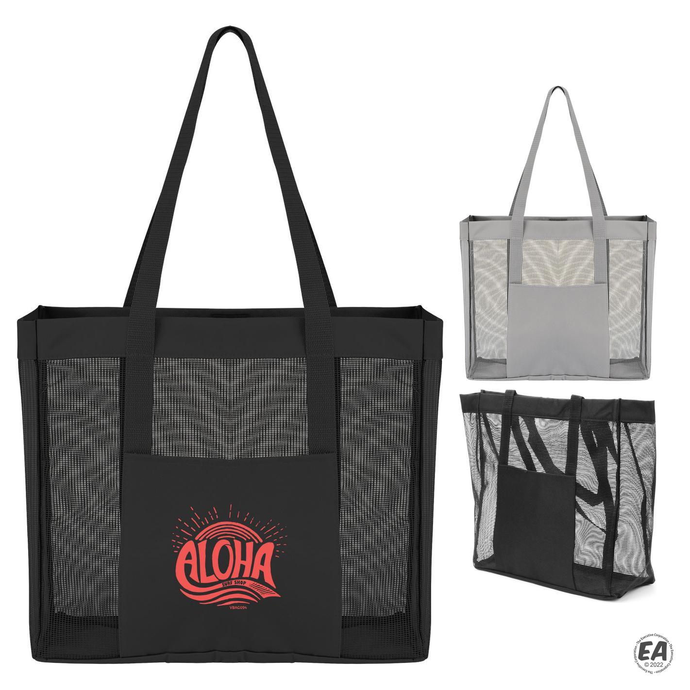 Branded Mesh Tote Bag | Promotional Mesh Tote Bags | Customized Mesh ...