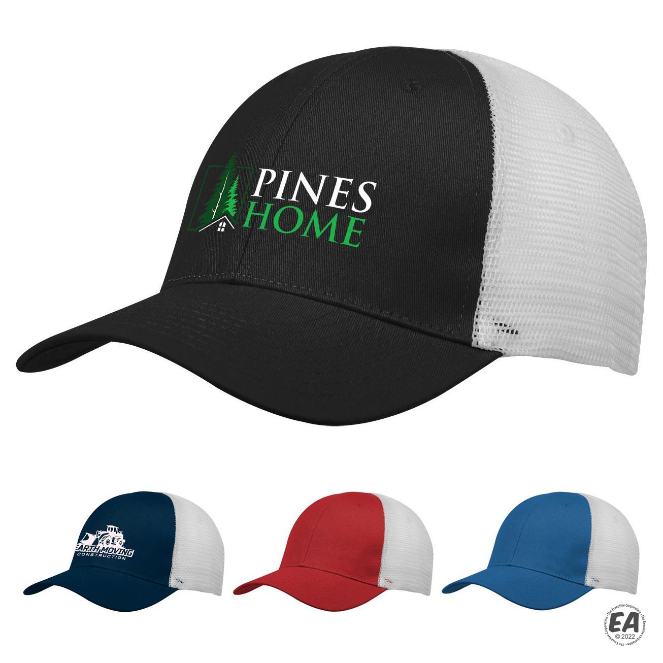 Customized Buttonless Mesh Back Cap | Custom Caps | Promotional ...