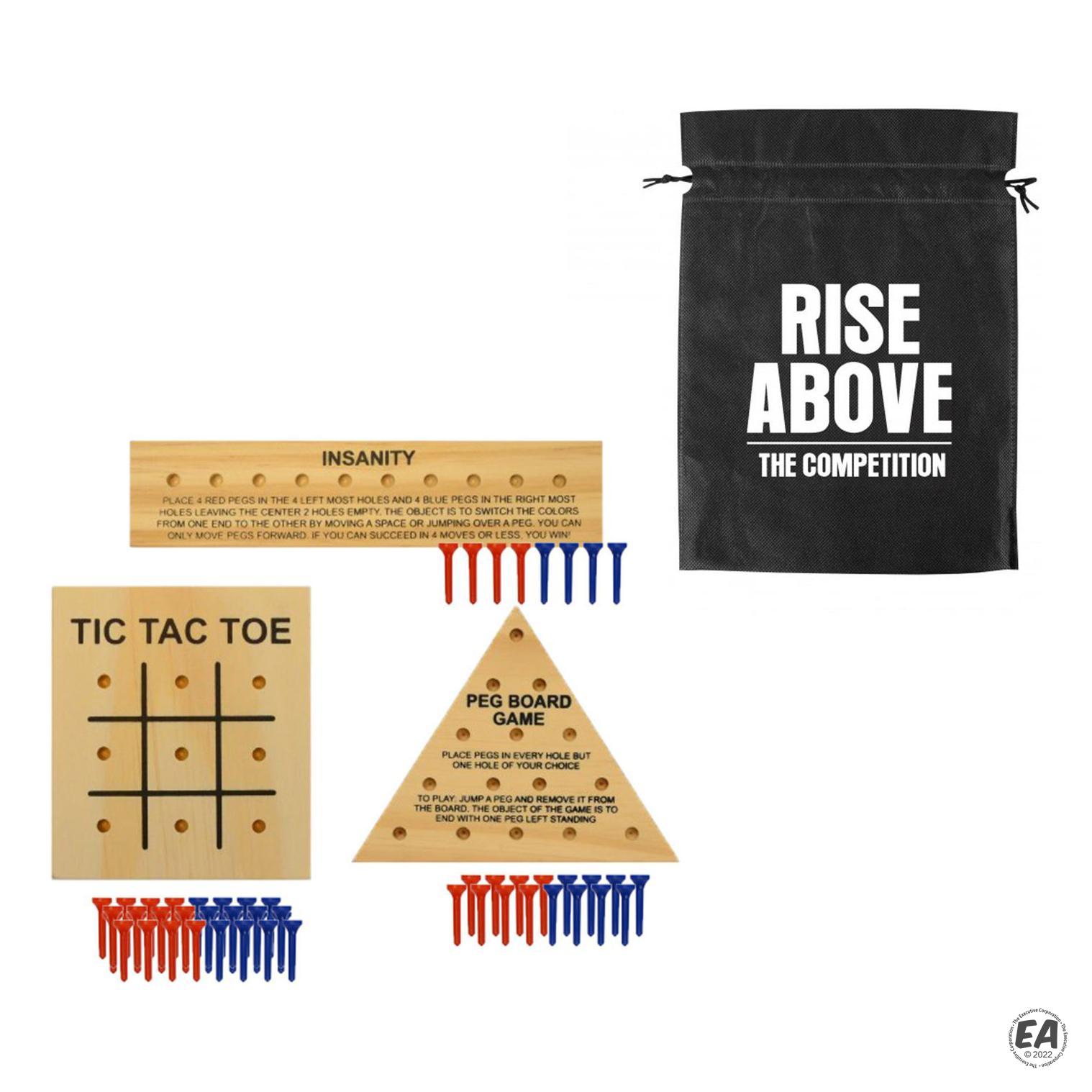 Customized Fun On The Go Games: Wood Teasers | Branded Executive Games ...