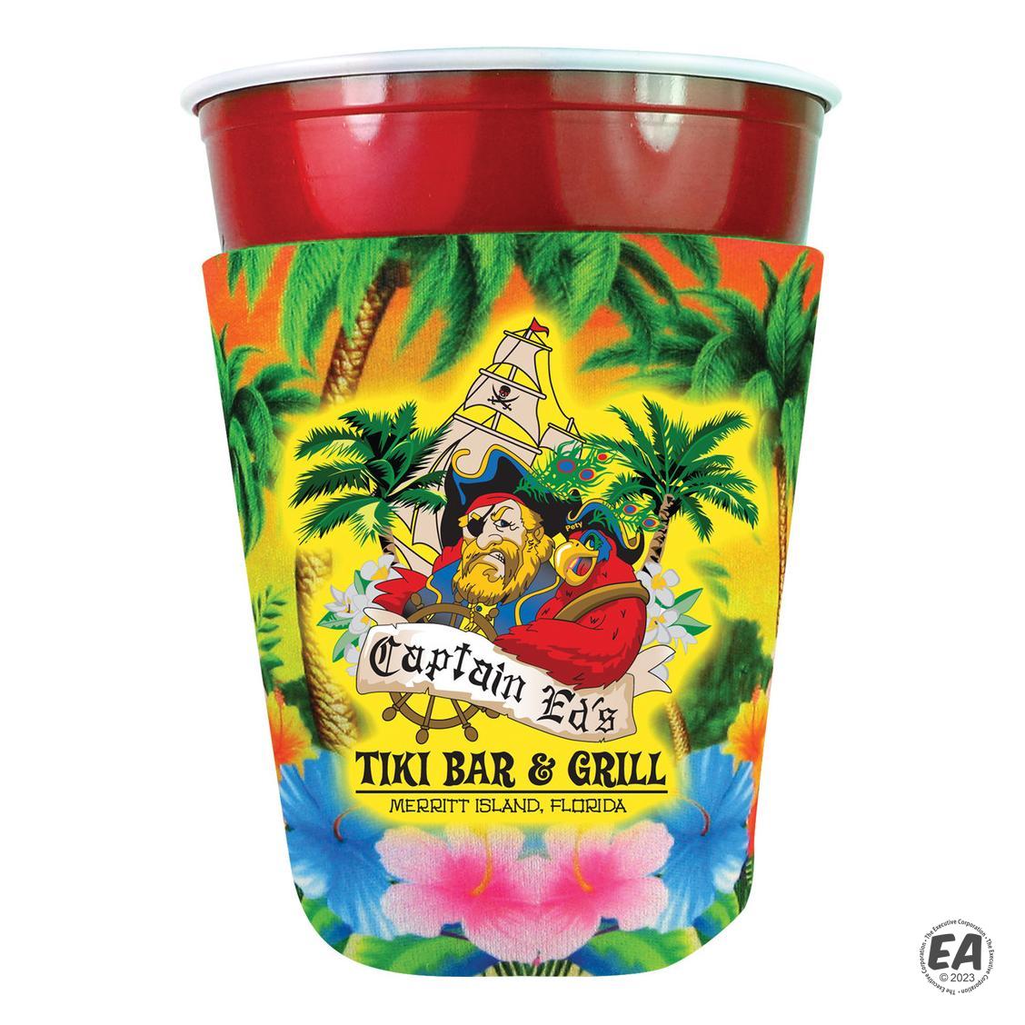 Promotional The Party Cup Full-Color Scuba Coolie Coozie | Custom Can ...
