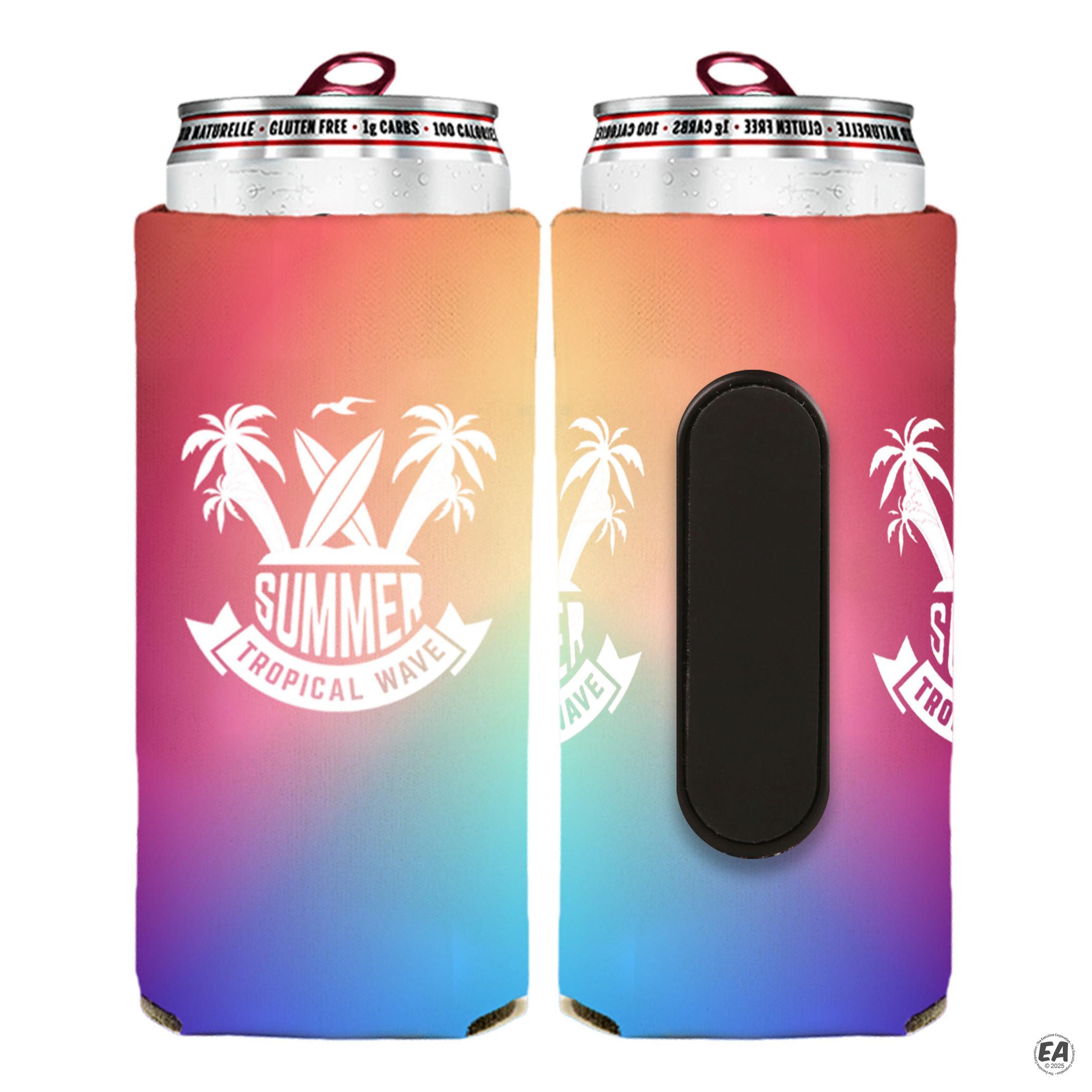 Customized 12 oz. Full-Color Slim Seltzer Magnet Coolie | Promotional ...