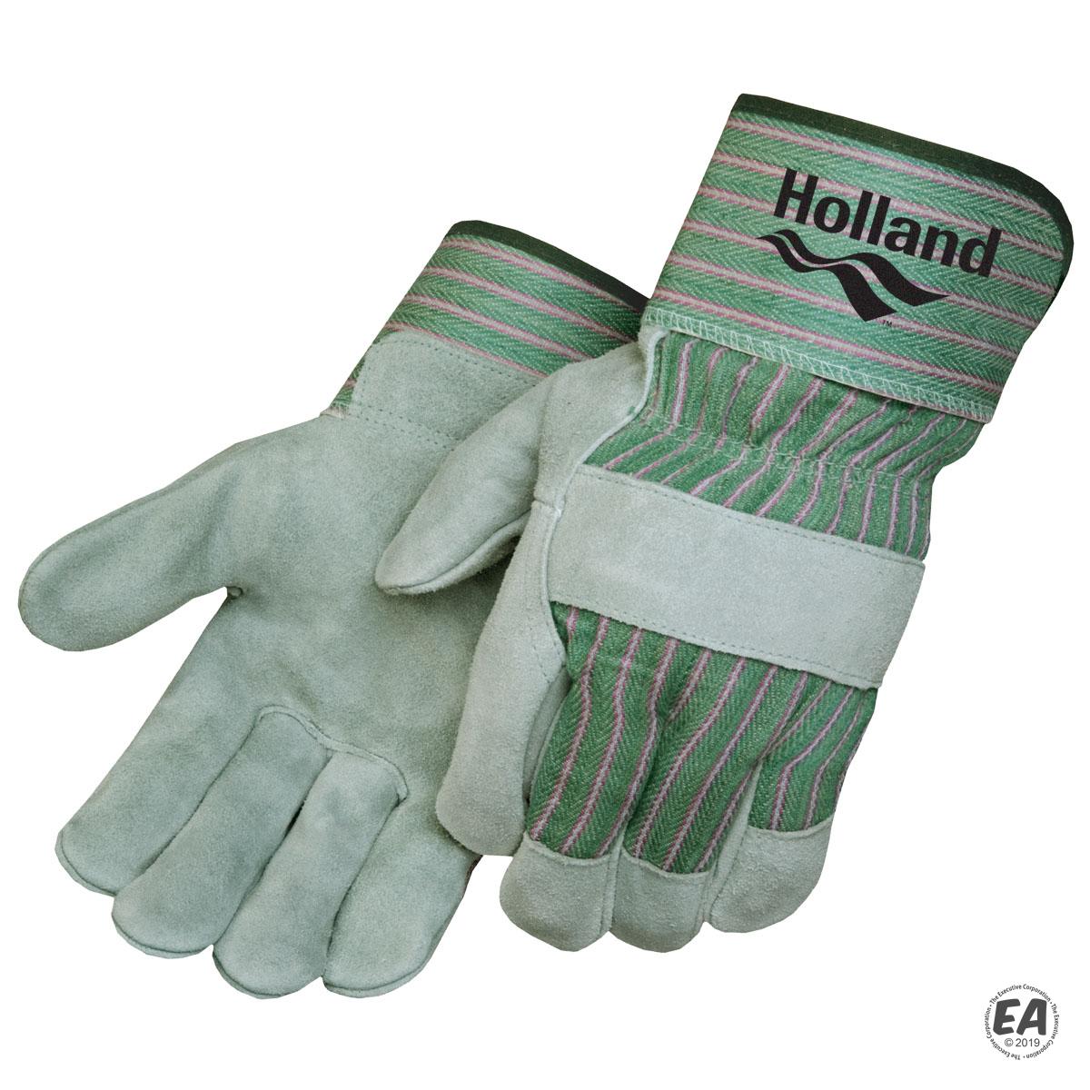 Promotional Full Feature Standard Leather Work Gloves | Branded Work ...
