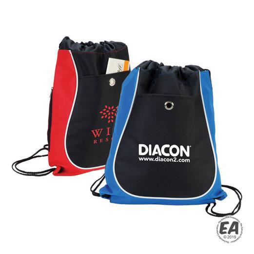 Customized College Drawstring Backpack | Promotional Drawstring Bags ...