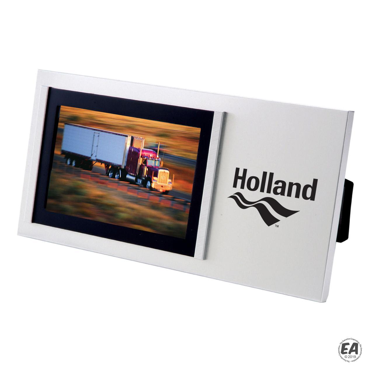 Branded Wide Border Metal 4x6 Picture Frame | Promotional Metal Picture ...