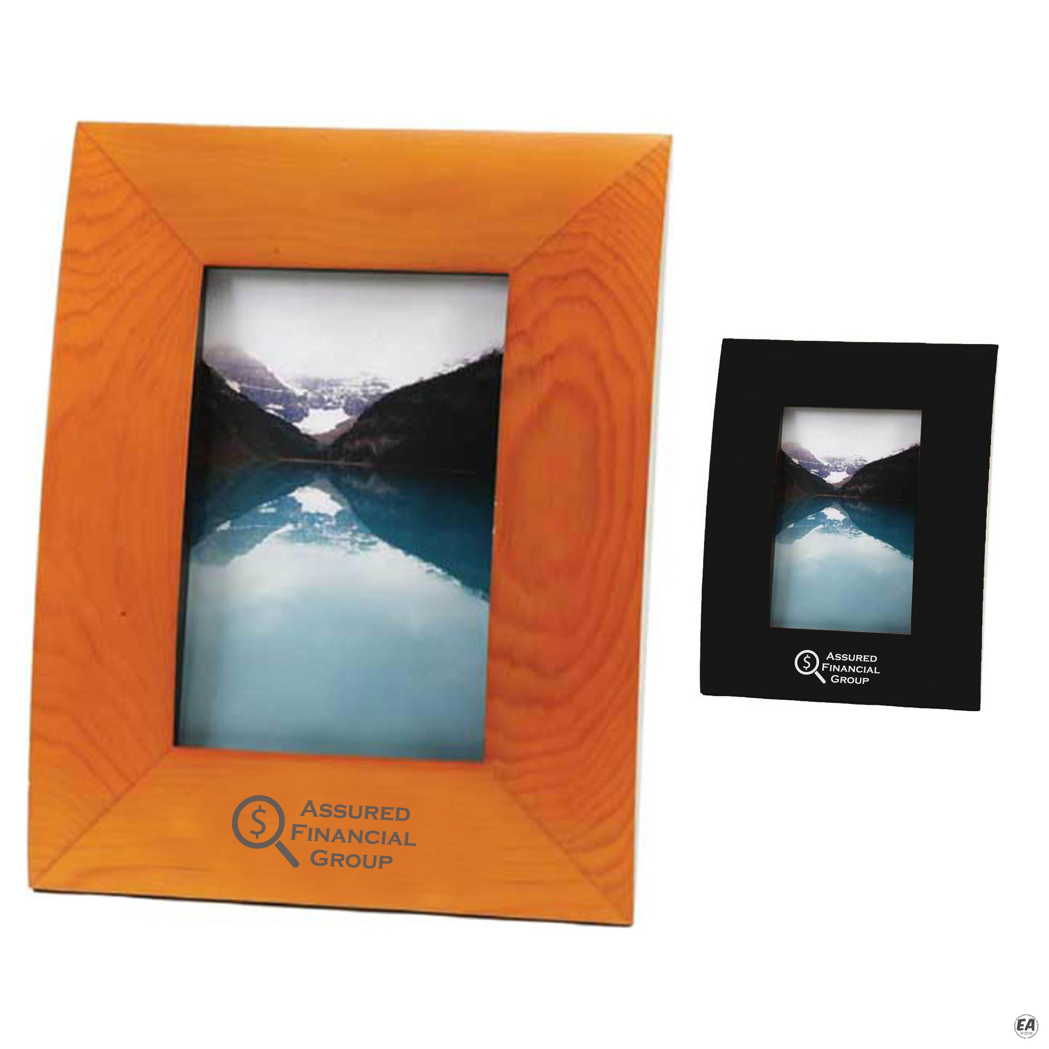 Promotional Curved Wood 4x6 Picture Frame with Wide Borders ...