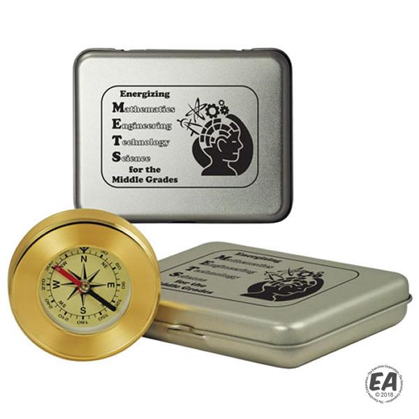 Promotional Desk Compass in Solid Wood Box | Customized Compasses ...