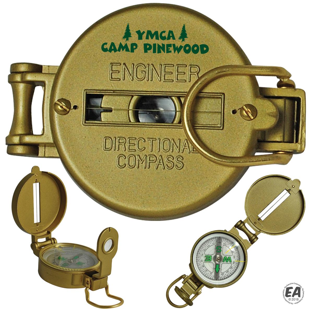 Customized Metal Lensatic Compass | Promotional Compasses | Custom ...