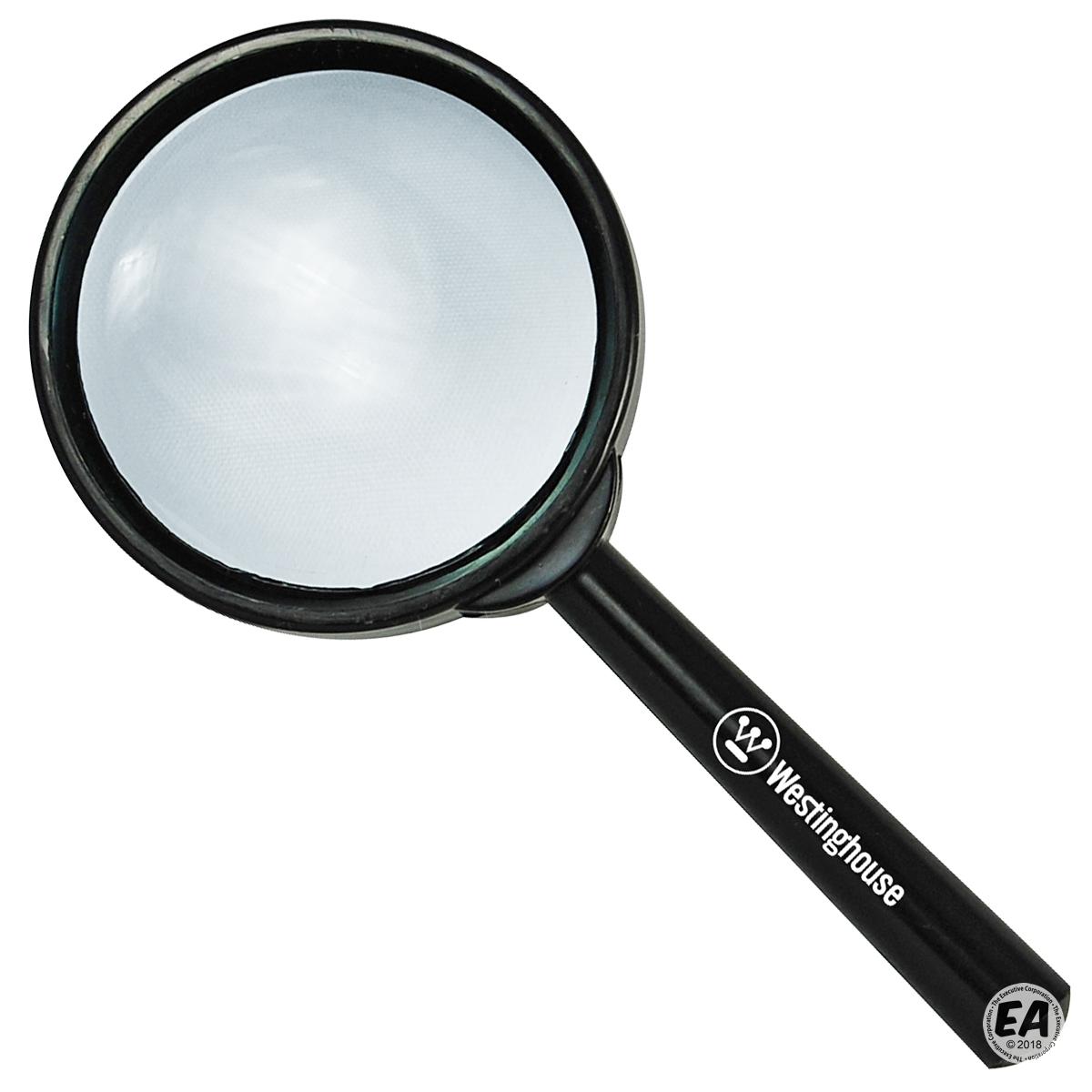 Custom 5x Hand Held Magnifier | Promotional Hand Magnifiers | Branded ...