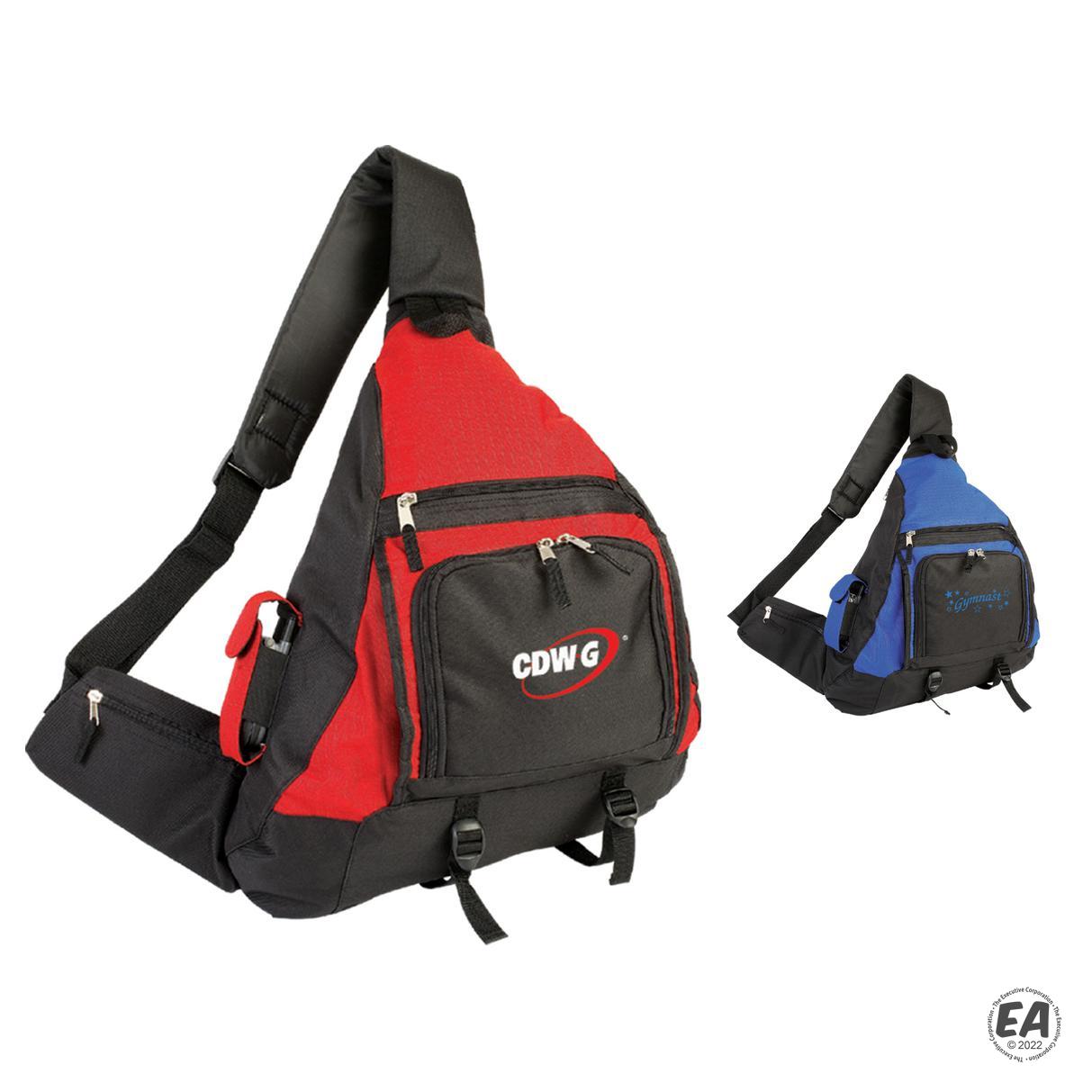 Customized Deluxe Sling Backpack | Promotional Sling Bags | Branded ...