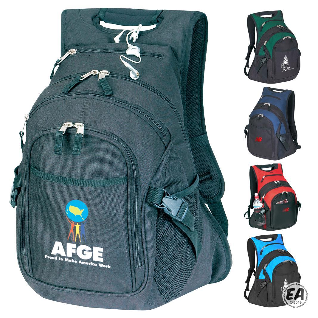 Custom Sporty Computer Backpack | Branded Laptop Backpacks ...
