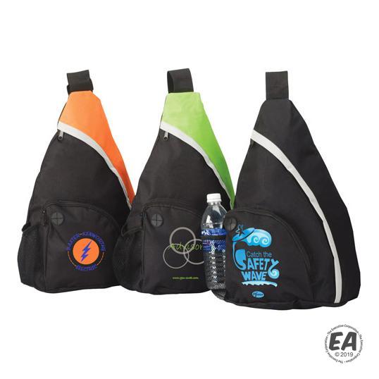 Branded Curve Sling Backpack | Customized Sling Bags | Custom Curve ...