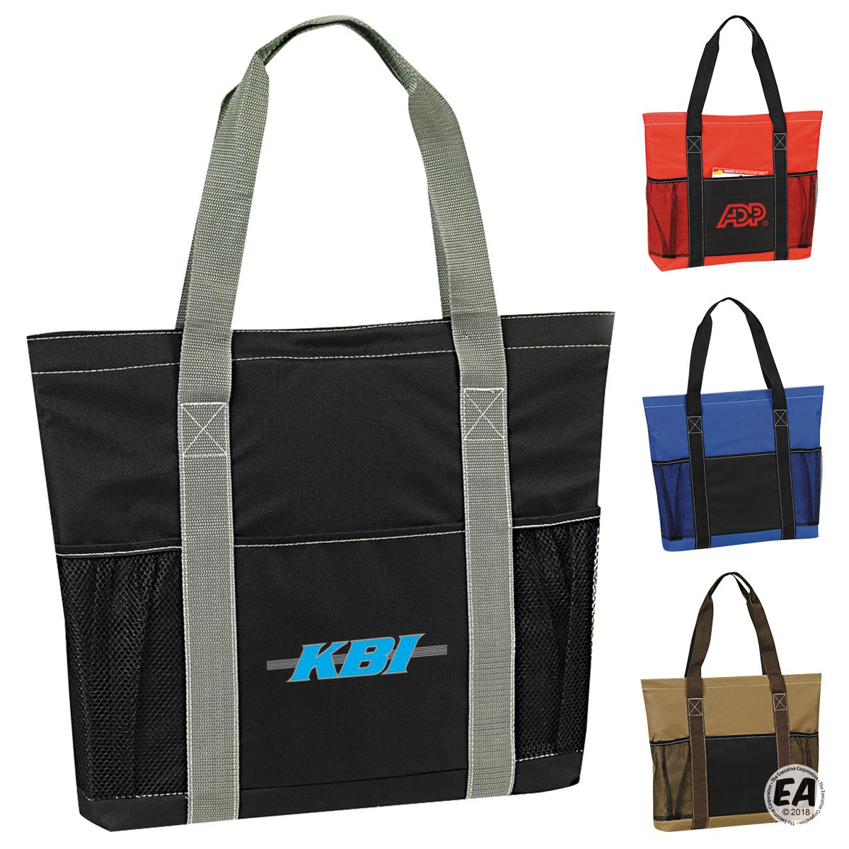 Customized Conference Travel Tote Bag | Promotional Polyester Tote Bags ...