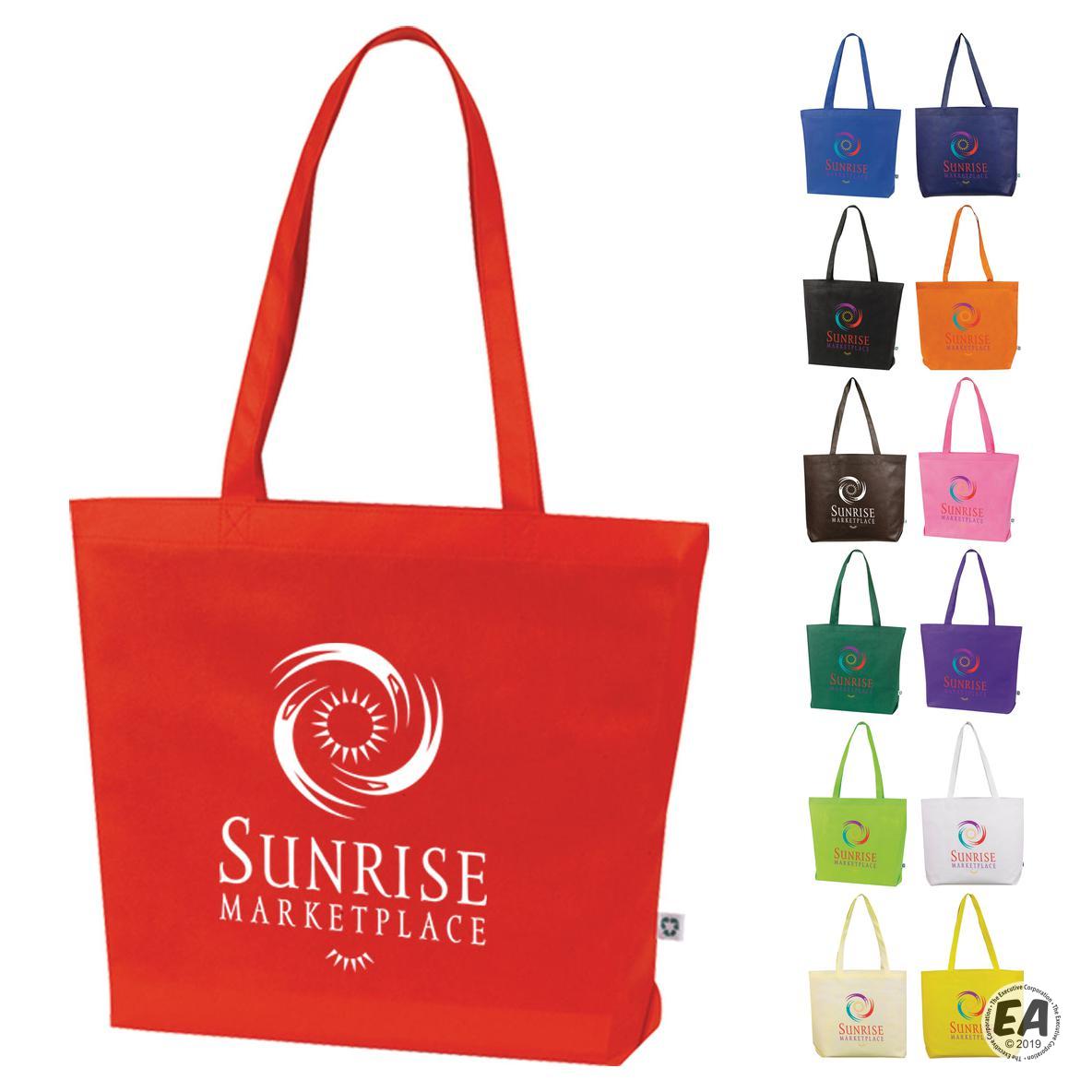 Customized Nonwoven Large Promo Tote | Promotional Polypropylene Tote ...