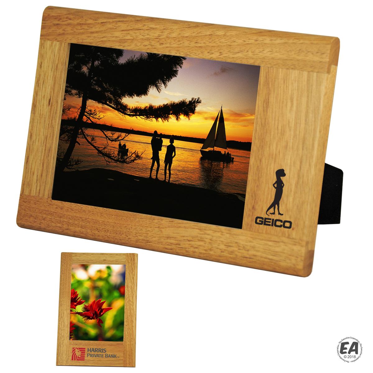 Promotional Wide border Natural Wood Frame 5x7 | Customized Wooden ...
