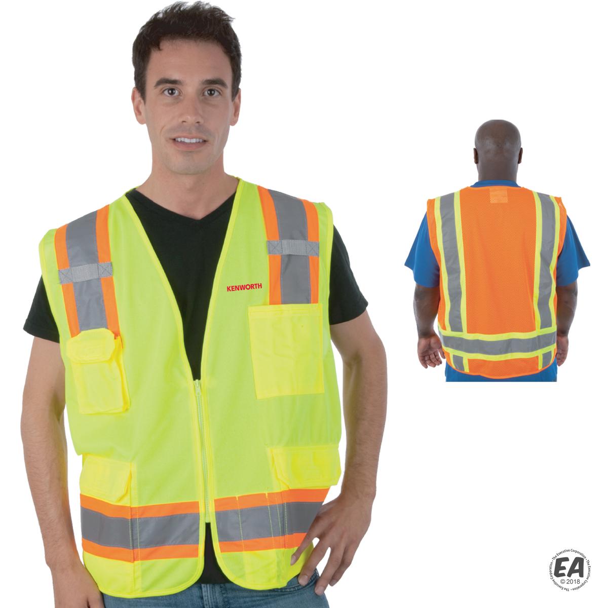 Custom Class 2 Compliant Highlight Surveyors Vest | Customized Safety ...