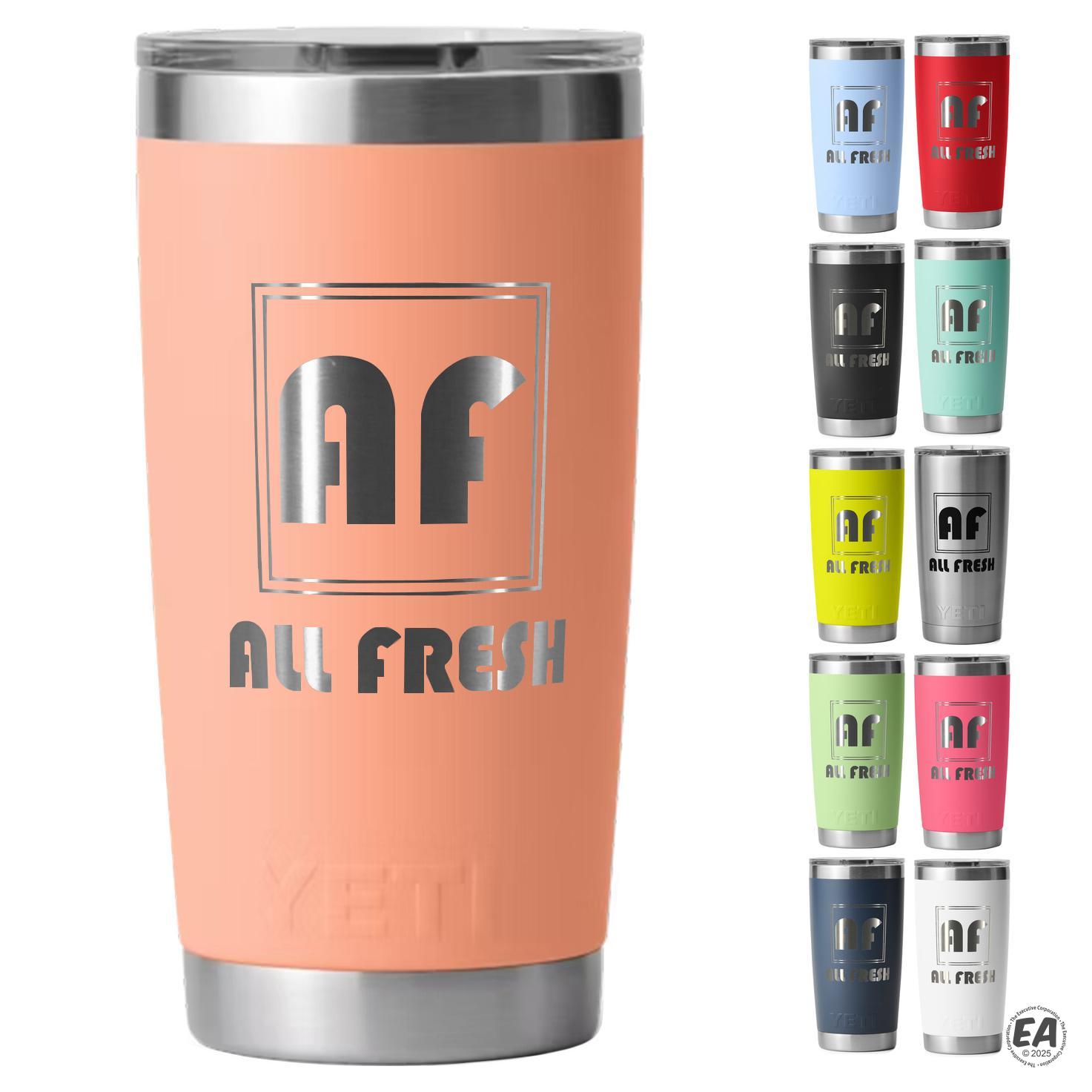 Customized Yeti Rambler 20 Oz Tumbler Custom Stainless Steel Tumblers