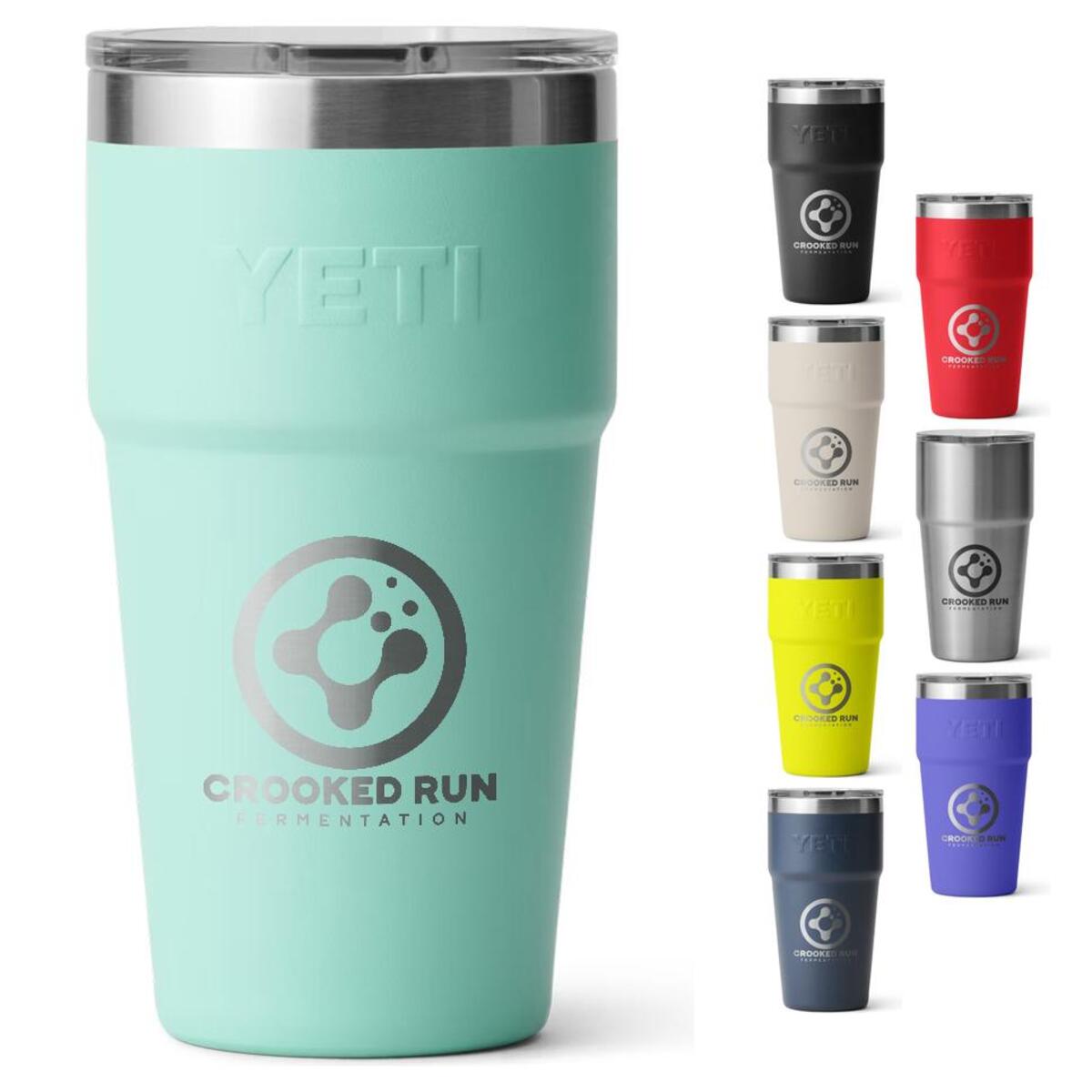 Customized YETI Rambler 20 oz Stackable Tumbler | Promotional Stainless ...