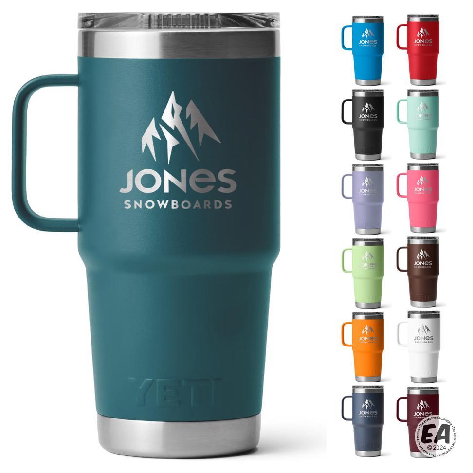 Customized YETI Rambler 20 oz Travel Mug | Custom Travel Mugs ...
