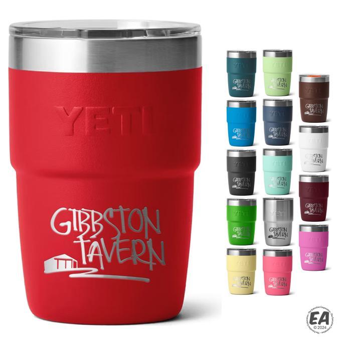 Promotional YETI Rambler 8 oz Stackable Tumbler | Customized Stainless ...