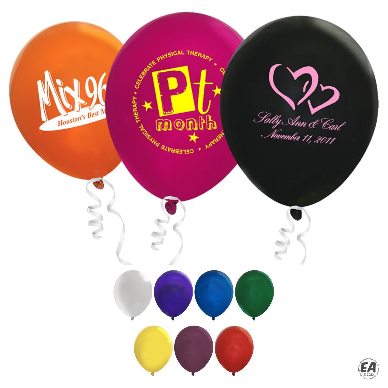 Customized 11 Crystal Latex Balloon | Promotional Balloons | Custom 11 ...