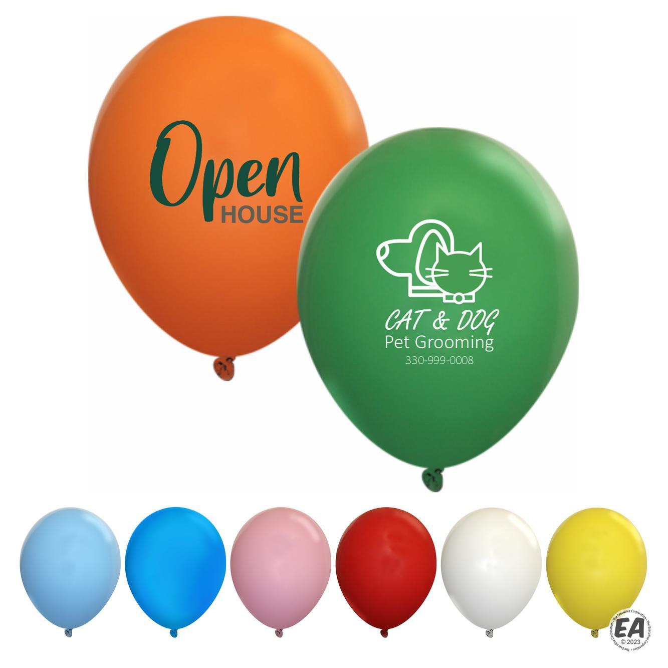 Customized 17 Standard Latex Balloon | Branded Balloons | Promotional ...