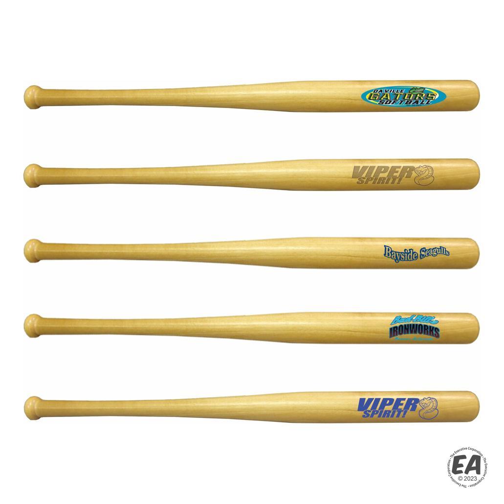 Promotional 18 Mini Wooden Baseball Bat | Customized Games | Custom 18 ...