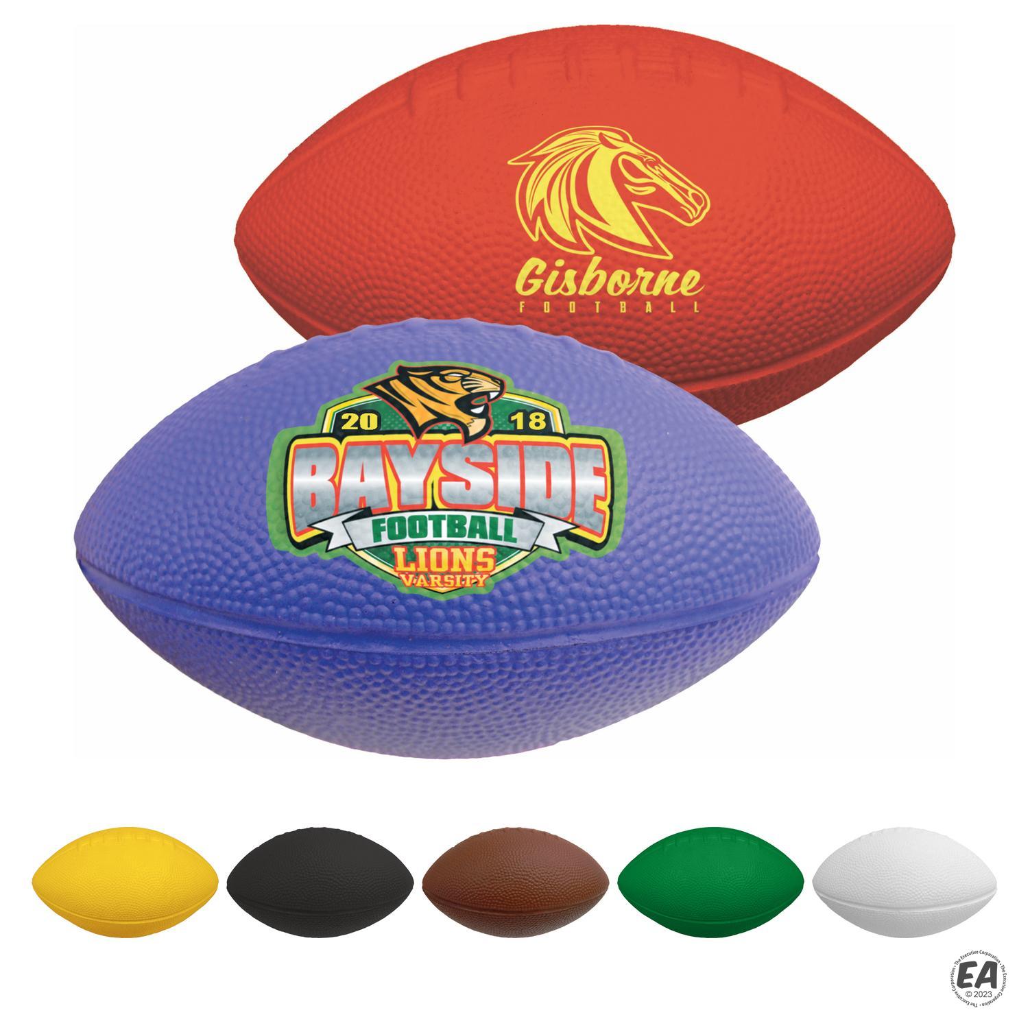 Customized 7 Solid Color Foam Football | Promotional Ball Giveaways ...