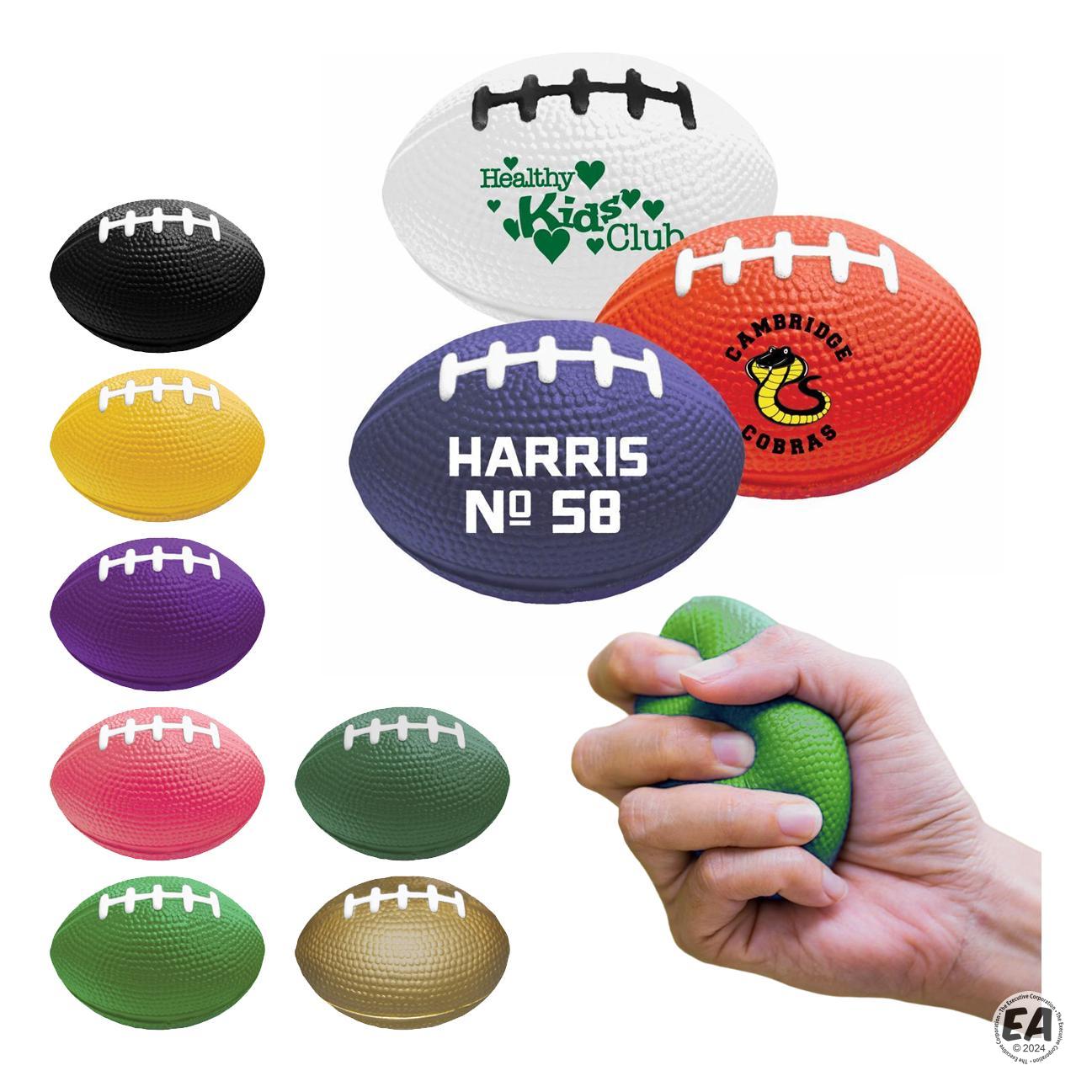 Promotional Foam Stress Reliever Football Colors | Customized Stress ...