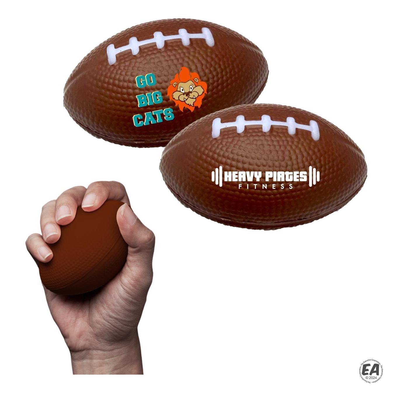 Customized Football Squishy Squeeze Memory Foam Stress Reliever ...
