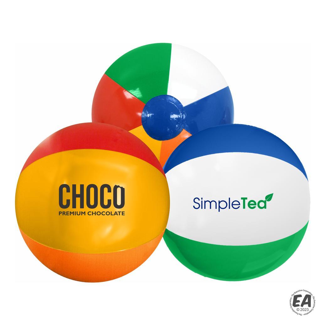 Promotional Inflatable 6 Multi-Colored Beach Ball | Customized Beach ...