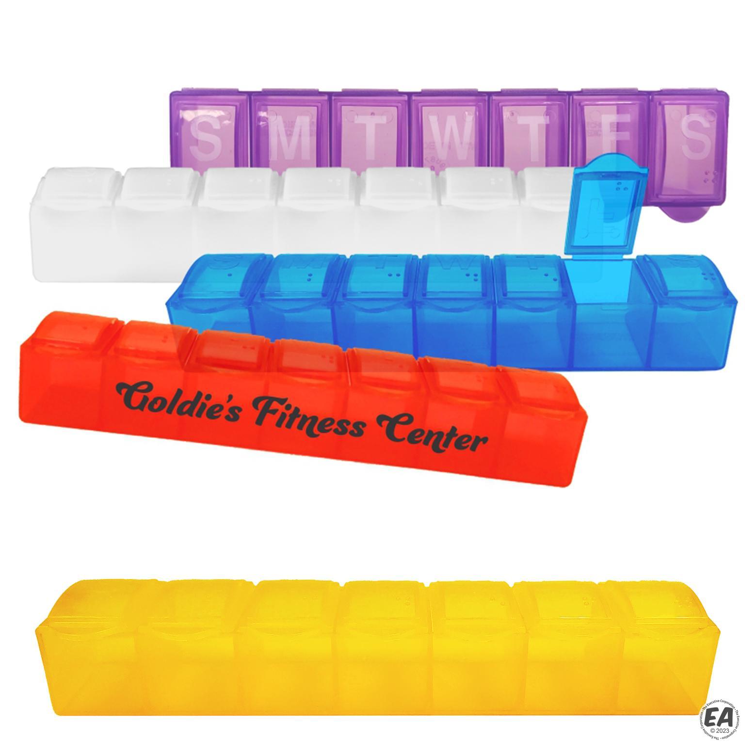 Promotional 7-Day Pill Case | Custom Pill Cases | Customized 7-Day Pill ...