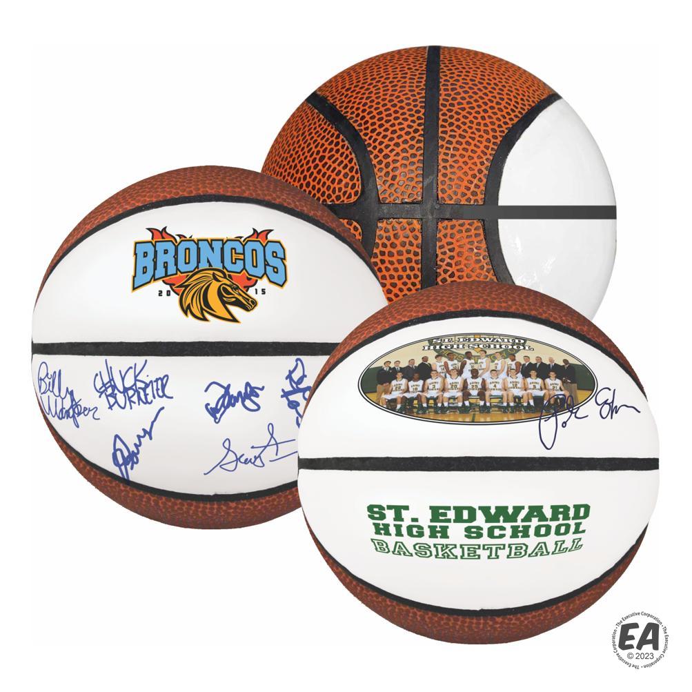 Custom 5 Mini Synthetic Leather Signature Basketball | Promotional Ball ...