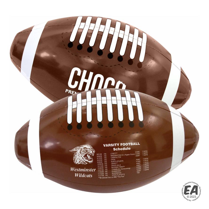 Promotional Inflatable 9 Sport Beach Ball - Football | Customized Beach ...