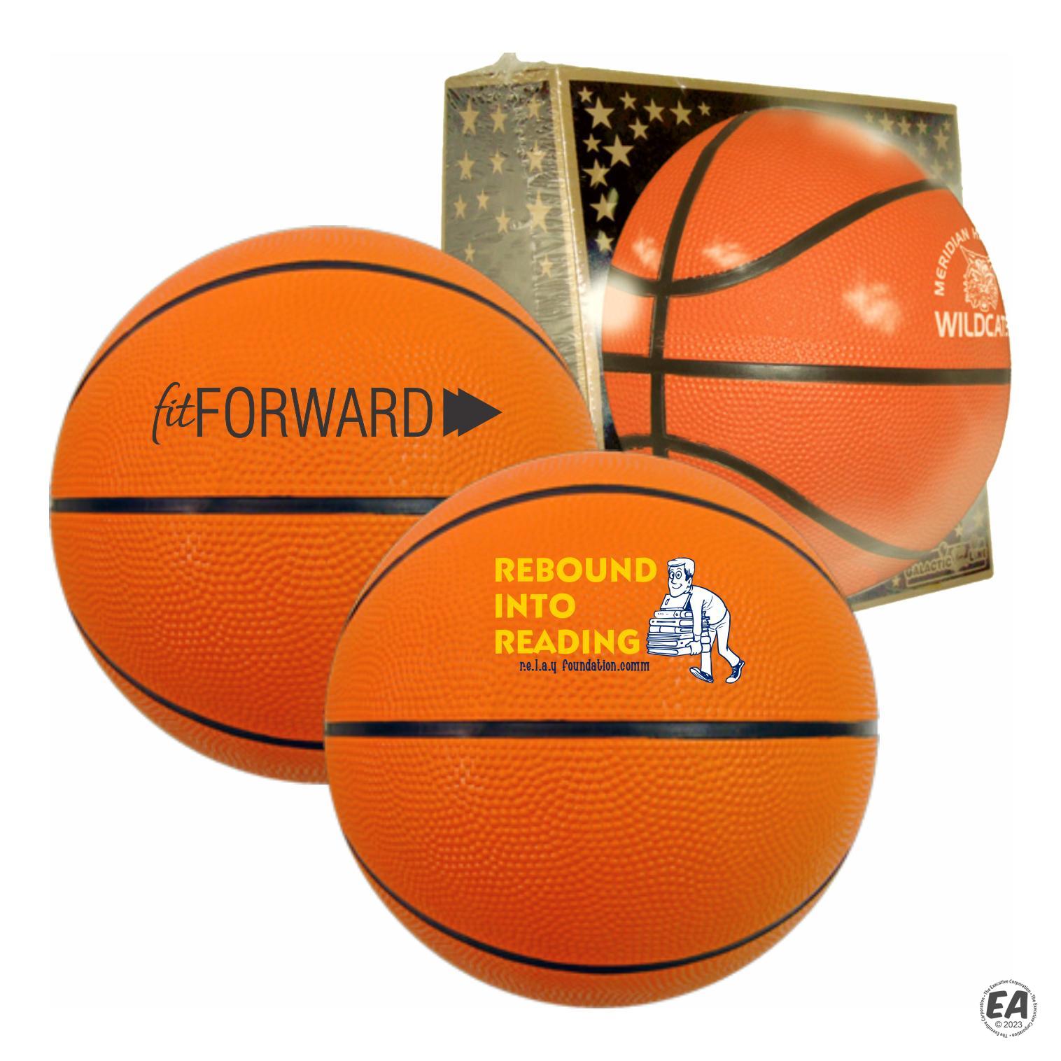 Customized Full-Size 29.5 Rubber Basketball | Promotional Ball ...