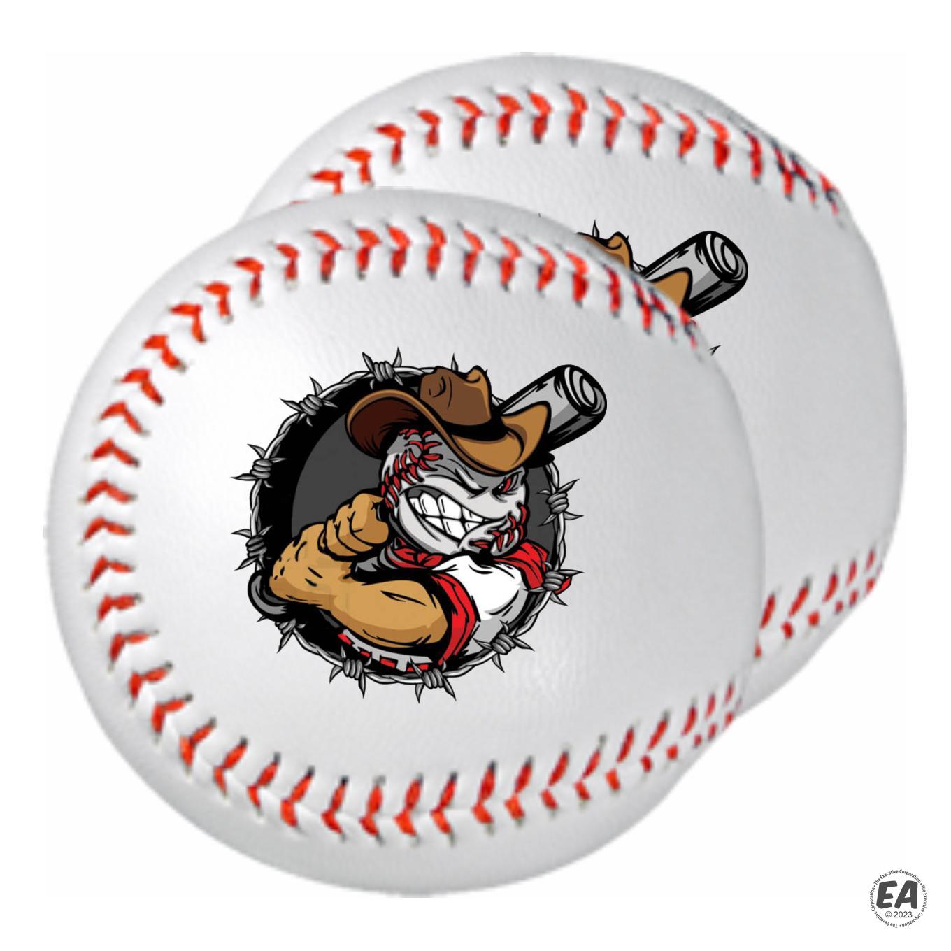 Customized Synthetic Leather Rubber Core Baseball | Custom Ball ...