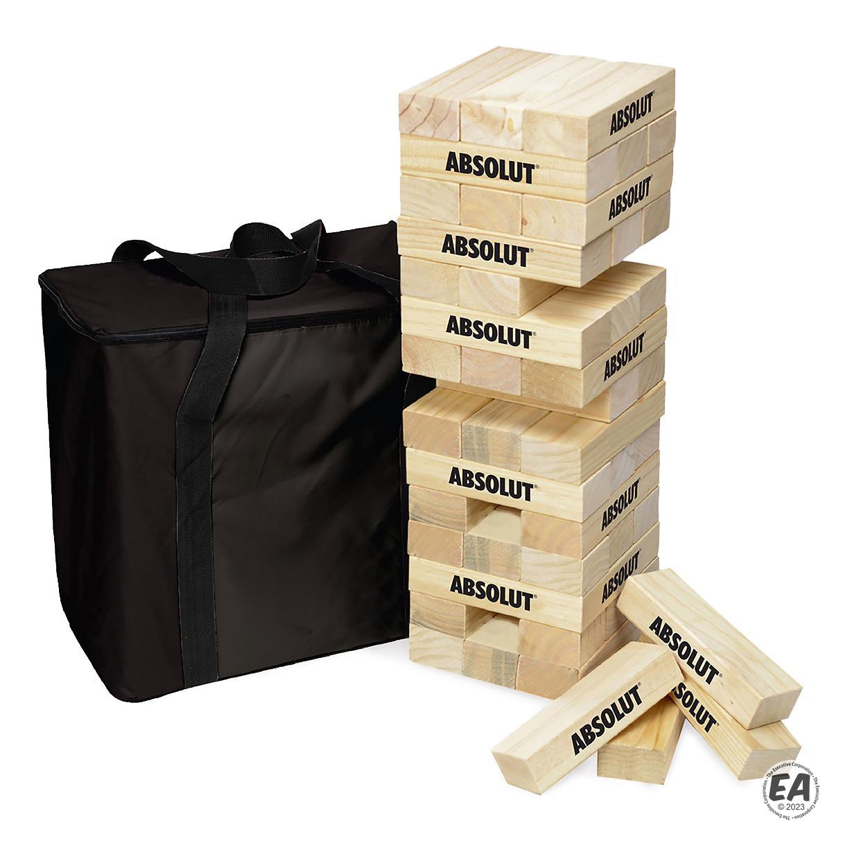 Customized Giant Tumble Tower Party Game | Custom Games | Promotional ...