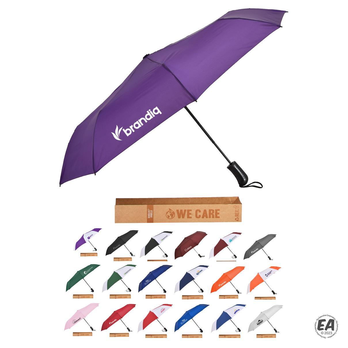 Promotional RainAlertz Steal 3 Umbrella 44 Ecofriendly | Customized ...