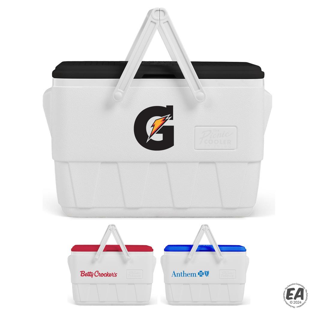 Customized Igloo 25 QT Retro Picnic Basket Cooler | Promotional Coolers ...