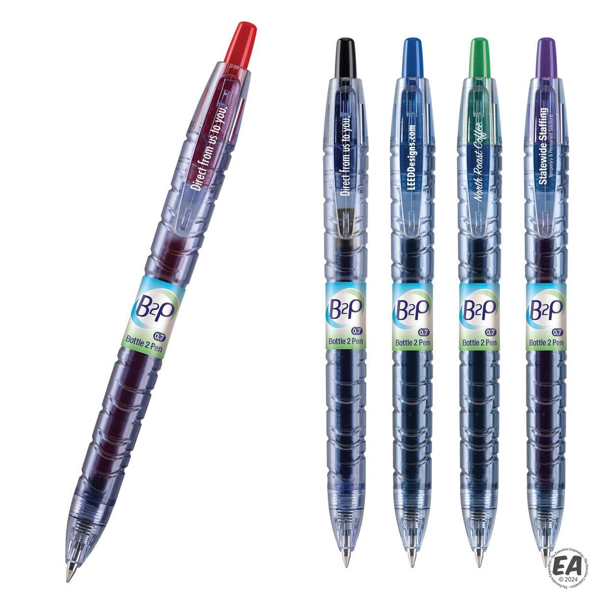 Promotional Pilot B2P Recycled Bottle Gel Roller Pen | Customized ...