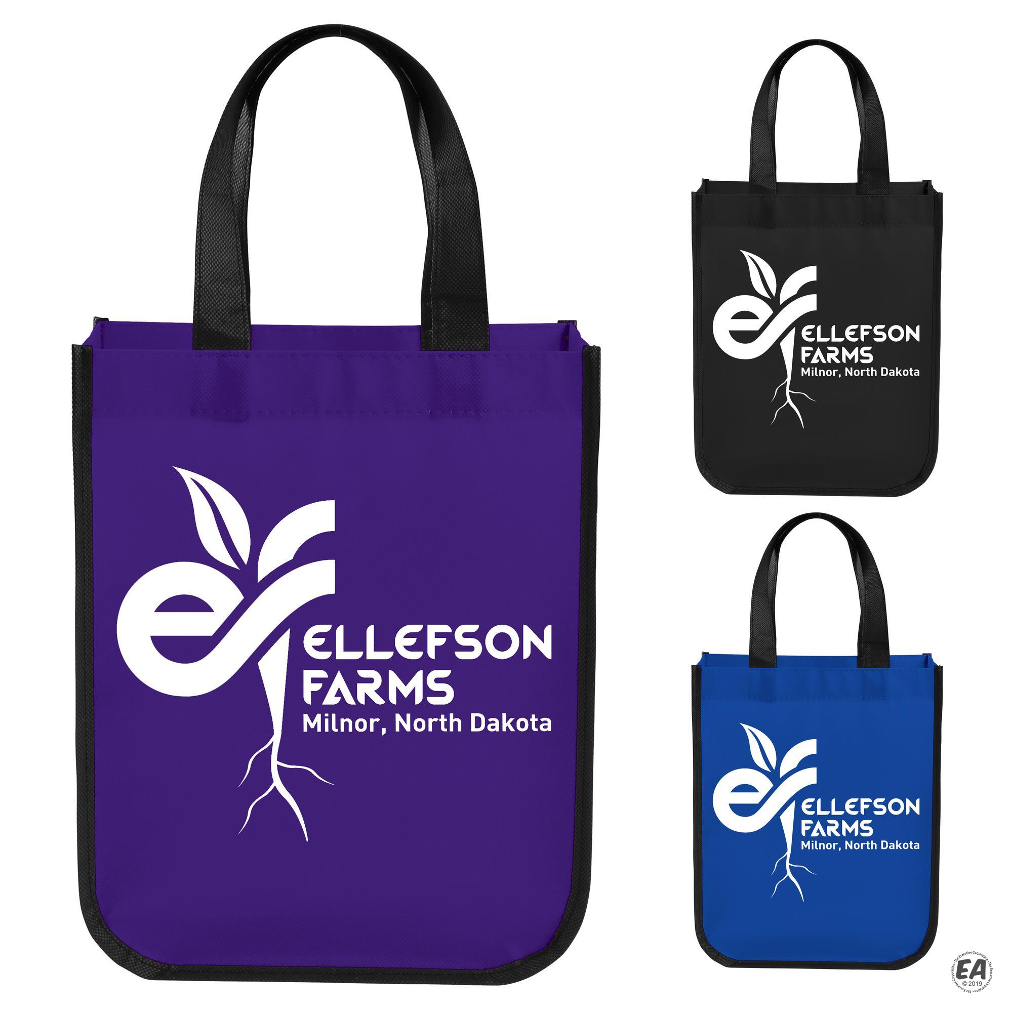 Branded Small Laminated Shopper Tote | Promotional Tote Bags | Custom ...