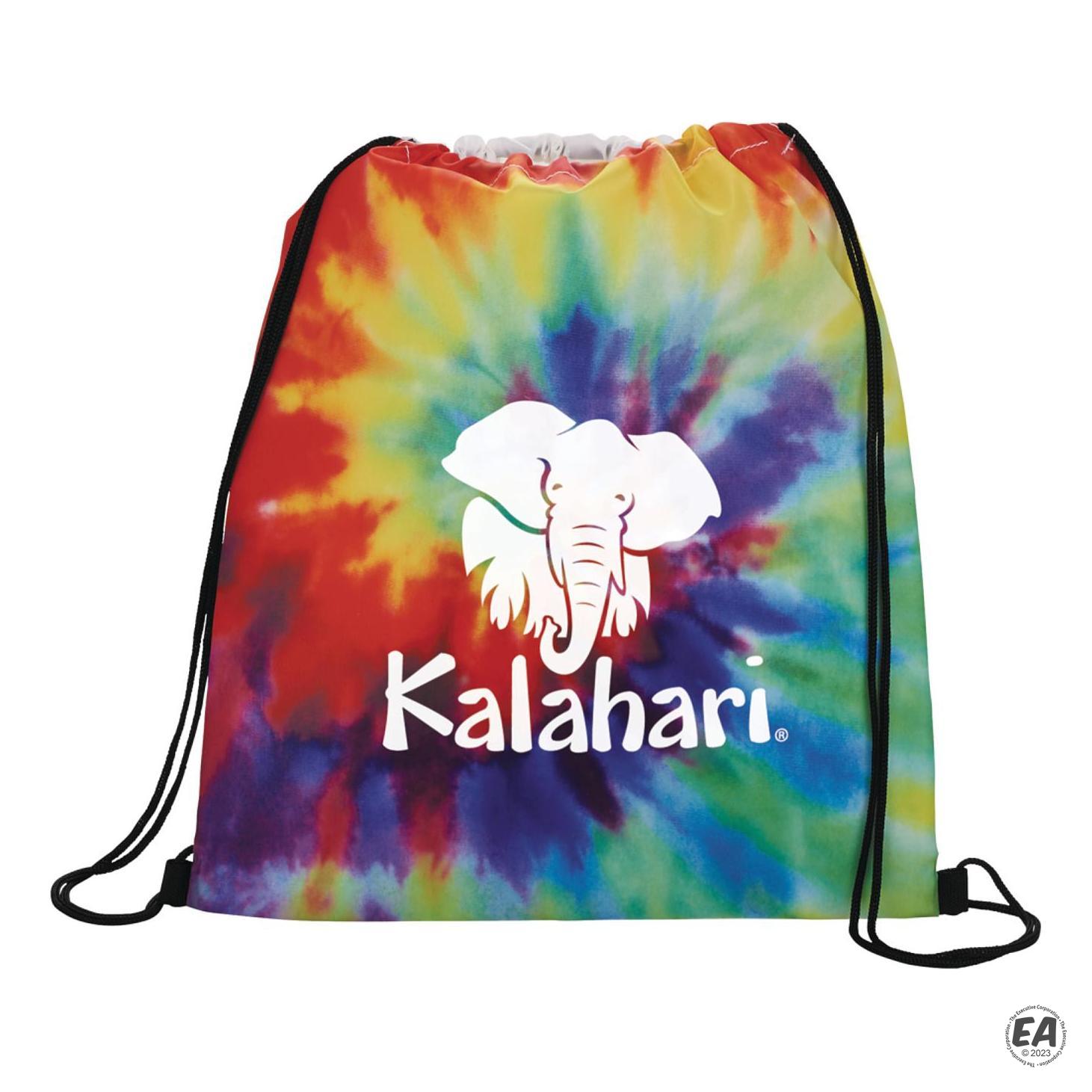 Promotional Tie Dye Drawstring Bag | Customized Drawstring Bags ...