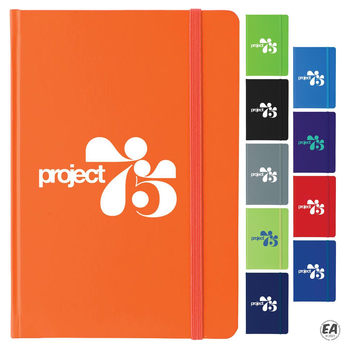 Customized 5x7 Large Rainbow Notebook | Promotional Notebooks | Custom ...