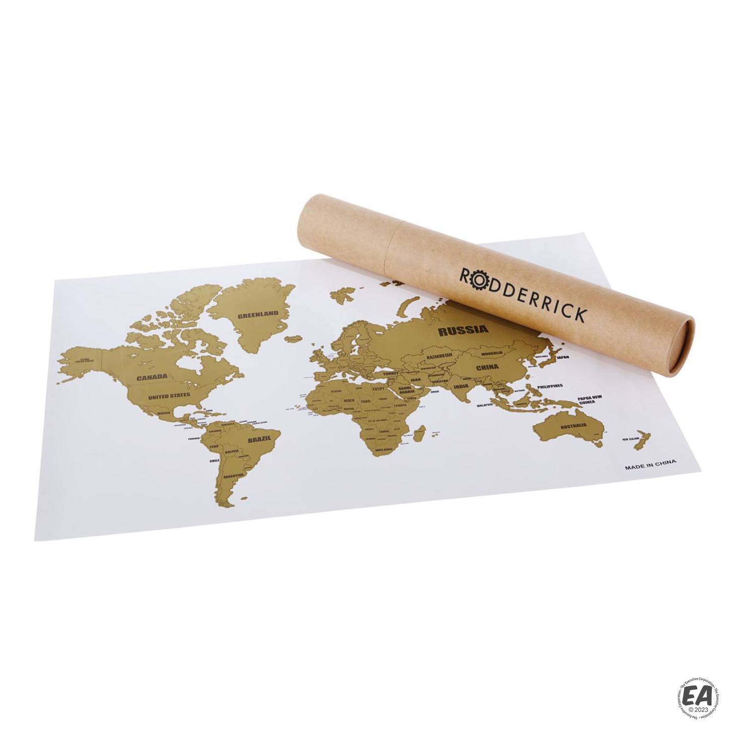Promotional Wanderlust World Scratch Map | Customized Travel ...