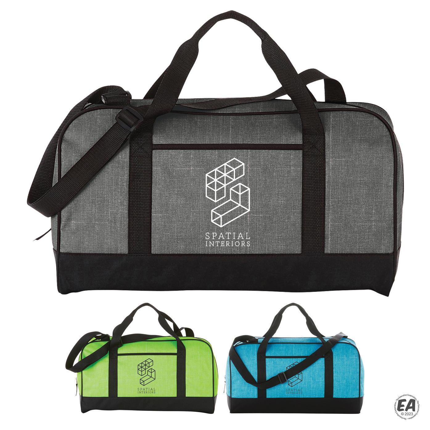 Customized Heather 18 Duffel Bag | Promotional Duffel Bags | Custom ...