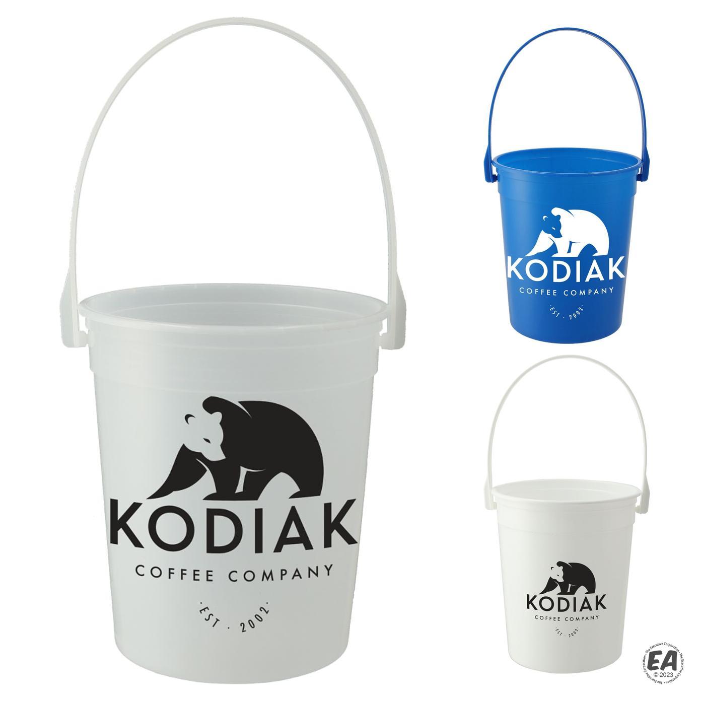 Customized 32 oz Pail with Handle | Promotional Ice Bucket Bags ...