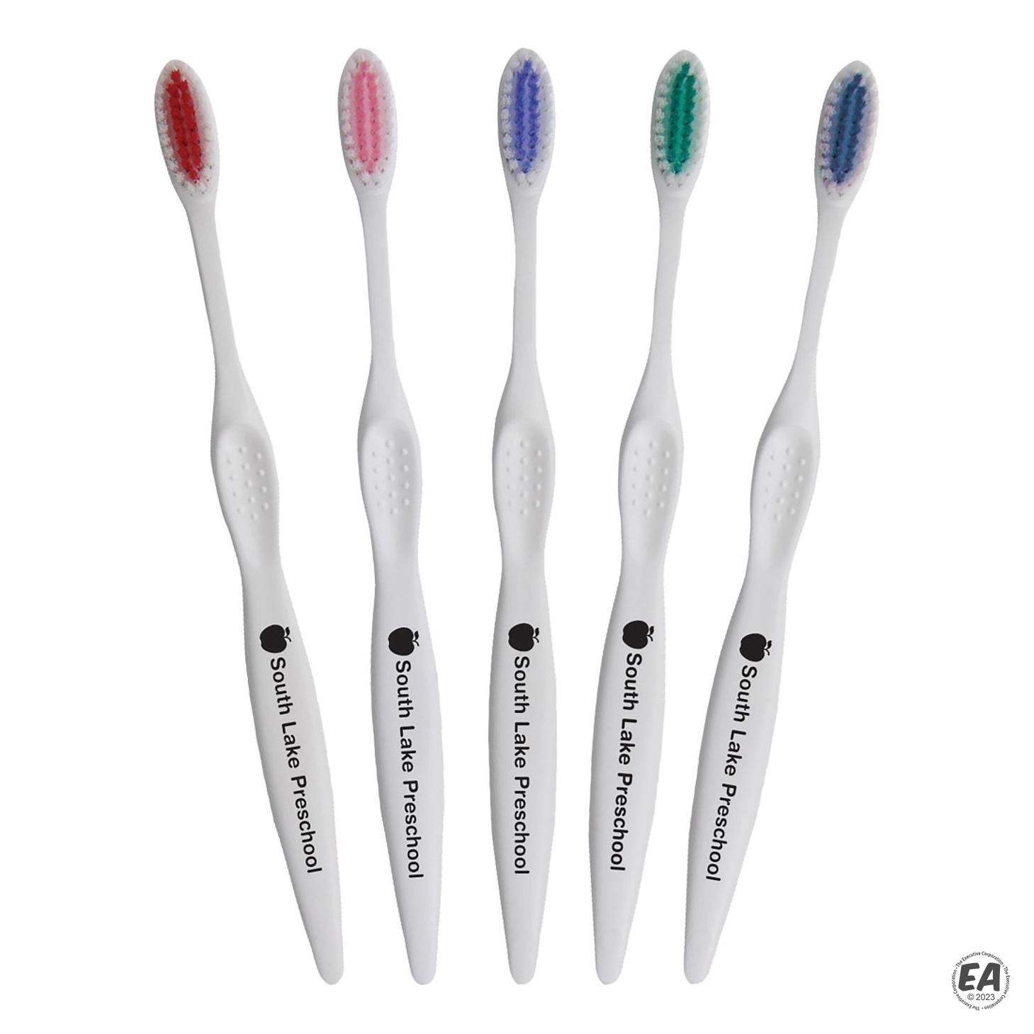 Customized Concept Curve White Toothbrush | Promotional Dental Floss ...