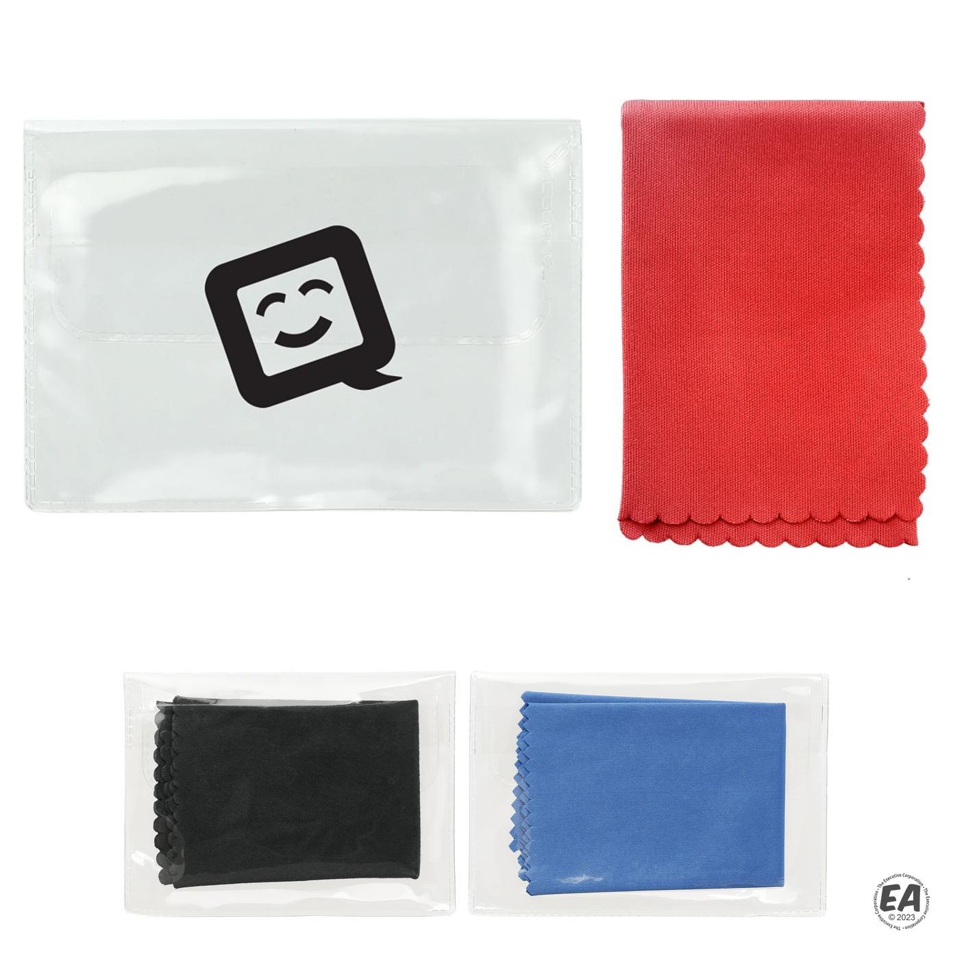 Branded Tech Screen Cleaning Cloth with Coating | Customized Microfiber ...